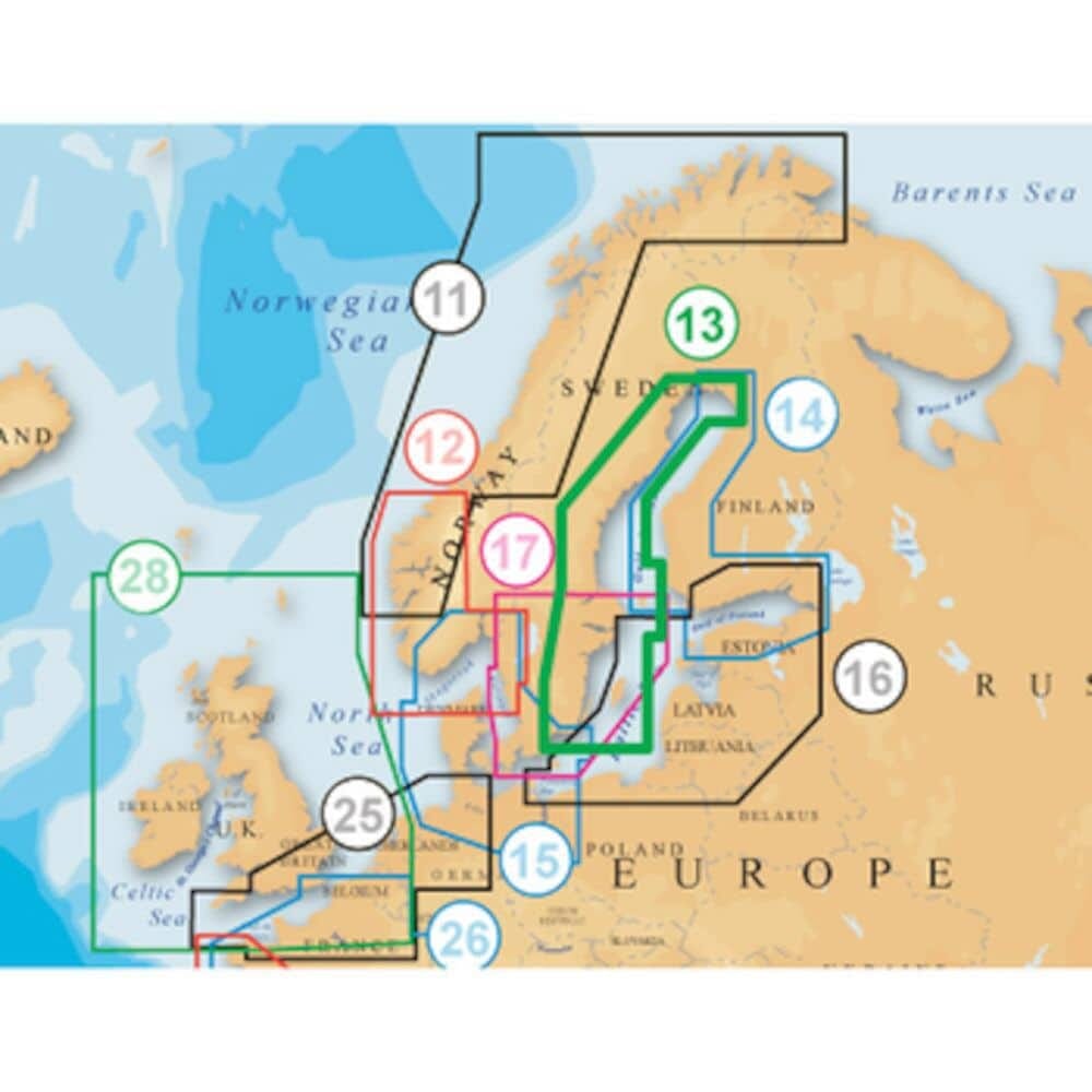 Navico NAVIONICS EU Nordic . Sweden East Platinum Marine Charts | SailRACE