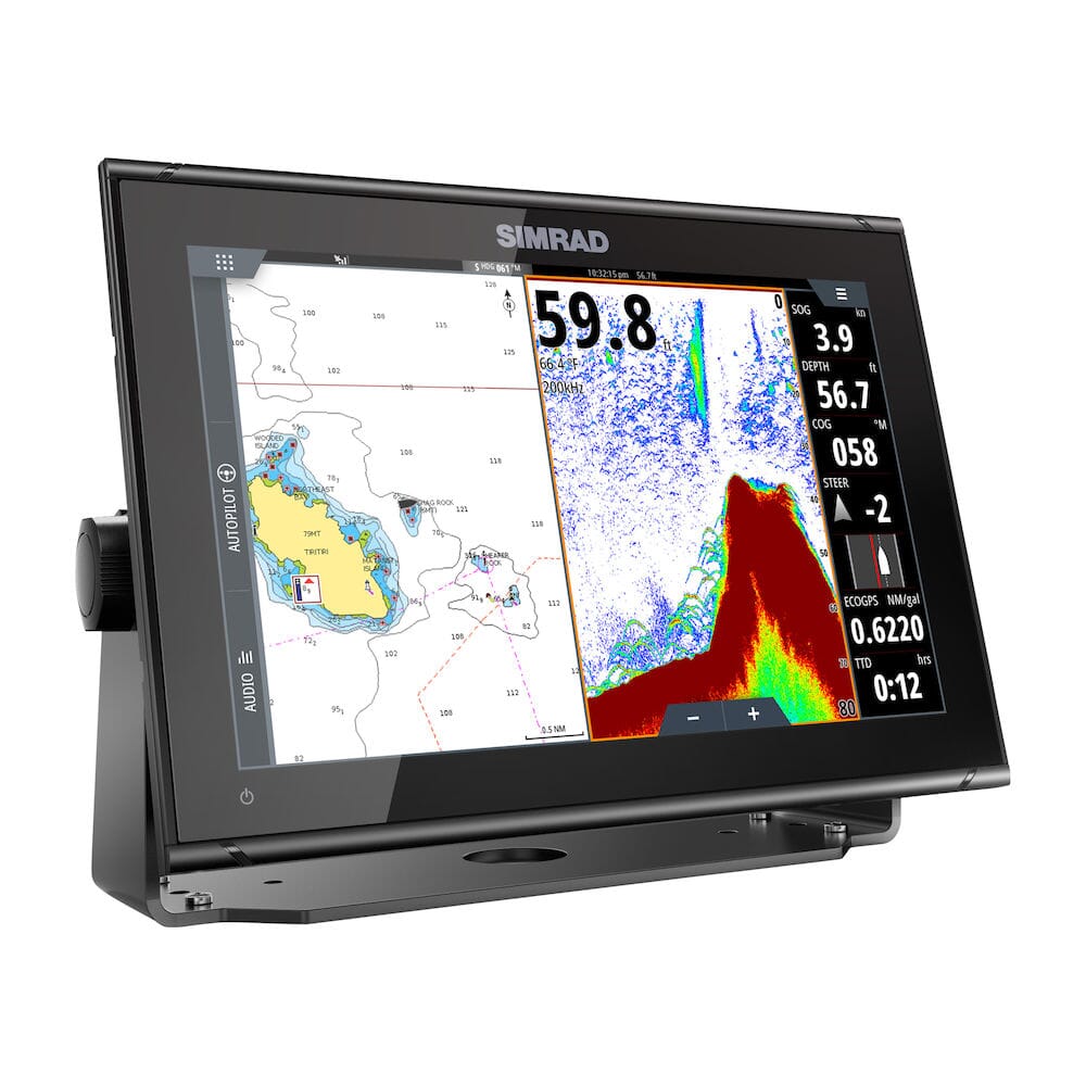 Simrad GO12 XSE Chartplotter and radar display with TotalScan ...