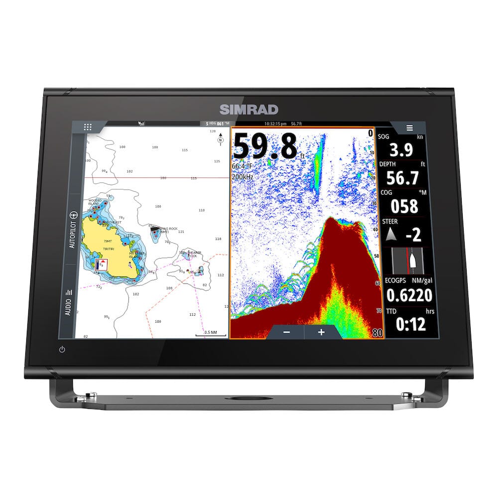 Simrad GO12 XSE Chartplotter and radar display with TotalScan ...