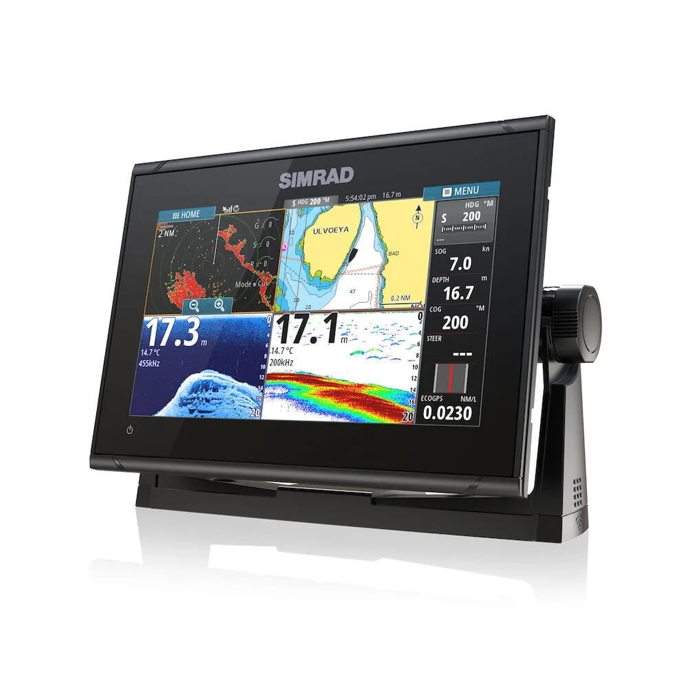 Simrad GO9 XSE Multi-function display with built in Echosounder, GPS ...